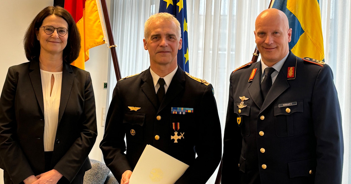 Jonas Wikman får Bundeswehrs hederskors i guld - Nordic Defence Sector